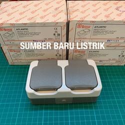 Jual STOP KONTAK BROCO ATLANTIC DOUBLE SOCKET OUTLET OUTDOOR 2252 ...