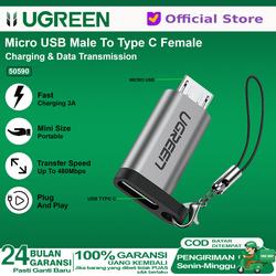 Jual UGREEN Converter Type C Female To Micro USB Male 480Mbps 50590 ...