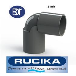 Jual Sambungan Pipa Fitting PVC Knee Knie AW 1 " Elbow AW 1 Inch Rucika - Jakarta Selatan ...
