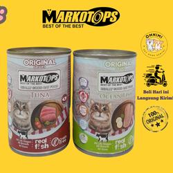 Promo Makanan kucing kaleng markotops kitten & adult 400gr free ongkir ...