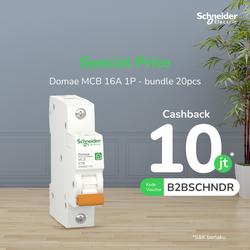 Promo Schneider Electric NEW DOMAE MCB 6A 1P - DOMF01106 - Jakarta Pusat - Schneider Electric ...