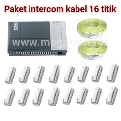 Jual Paket Intercom pakai kabel 4 channel (pemasangan sangat mudah ...