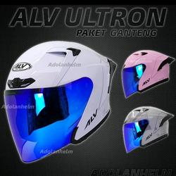 Jual HELM ALV ULTRON SOLID ORIGINAL|HALF FACE - Putih, All Size - Kota ...