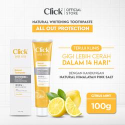Promo Click Natural Toothpaste Whitening + All Out Protection - Kota ...