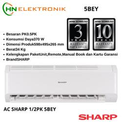 Promo Sharp AC 1/2 PK AH-A5BEY Air Conditioner 360 Watt Unit Only Cicil 0% 3x - Jakarta Utara ...