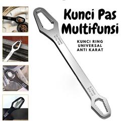 Jual KUNCI PAS RING UNIVERSAL DOUBLE HEAD Wrench Adjustable MULTI SIZE ...