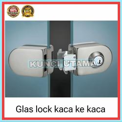 Jual glass lock kaca ke tembok kunci pintu kaca stainless sus 304 10 - 12mm - Jakarta Barat ...