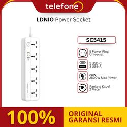 Promo LDNIO Stop Kontak Power Socket Colokan Listrik USB C Fast Charging - SC5415 - Kab ...