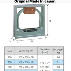 Jual Waterpass Precision Level 12 inch RSK Original Made In Japan ...