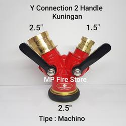 Jual Y Connection 2 Handle 2.5 x 1.5 x 1.5 Kuningan Fire Breaching ...