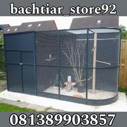 Jual KANDANG AVIARY BESI OUTDOOR / AVIARY MINI / KANDANG BURUNG MODEREN ...