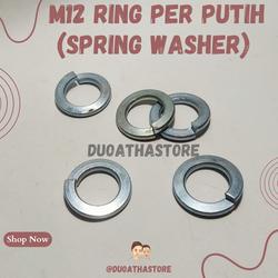Jual M16 RING PER BESI PUTIH 16mm SPRING WASHER GALVANIS - Kab ...