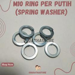 Jual M16 RING PER BESI PUTIH 16mm SPRING WASHER GALVANIS - Kab ...