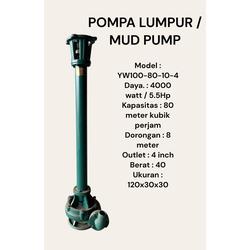 Jual Pompa Sedot Lumpur 4 Inch + Dinamo 10 hp Submersible Pump ...
