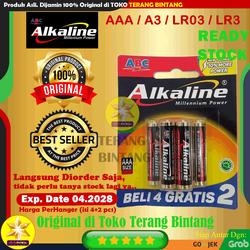 Jual Batre ALKALINE AA A2 AAA A3 ABC 1.5V Baterai Battery Batray Batrey ...