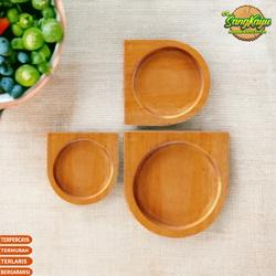Jual Wooden Coaster 10x1 DD-9 cm Tatakan gelas cangkir mug kopi kayu ...