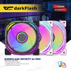 Jual darkFlash Infinity 8 PWM ARGB Led Cooler Fan Case - Fan Casing ...