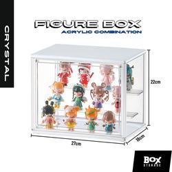 Promo 「CRYSTAL」Action Figure Display Box Clear Acrylic Pop Mart Blind ...