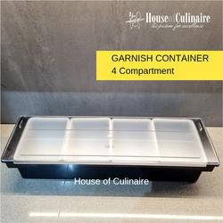 Jual Garnish Container 6 Compartment Condiment Holder Tempat Garnish ...