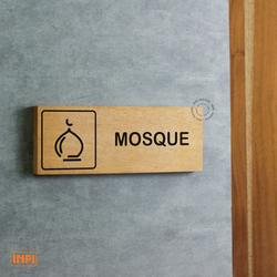 Jual mosque sign system - penanda ruang ibadah- mushola signage - wall ...