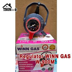 Jual Winn Gas Regulator LPG Double Lock Tekanan Rendah + Meter W900M ...
