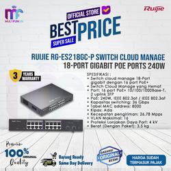 Jual Ruijie RG-ES218GC-P 18-Port Gigabit Smart POE+ Switch 240W - normal - Jakarta Pusat ...