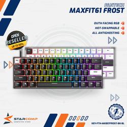 Jual FANTECH MAXFIT61 FROST WIRED MECHANICAL KEYBOARD GAMING RGB MAXFIT ...