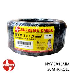 Jual KABEL NYY 3X1.5 3X1,5 mm 100M (METER) SUPREME - Jakarta Pusat - CEoL | Tokopedia
