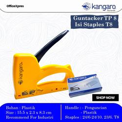 Jual Isi Stapler Tembak T8 / Isi Staples Gun Tacker Kangaro - T8 Repack ...