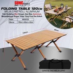 Promo HUGO Meja Camping Outdoor Kemah Piknik Meja Lipat Portable ...