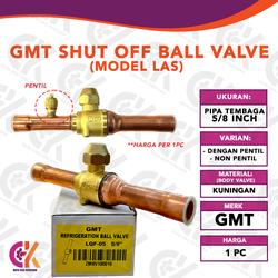 Jual GMT Shut Off Ball Valve Tembaga Model Las Ukuran 1/2 Inch ...