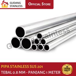 Jual PIPA 5/16" INCH(8MM)×0,8MM×1 METER STAINLESS SUS 304 - Kab ...