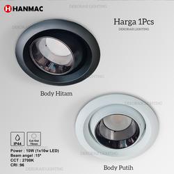 Jual Lampu downlight inbow led 10watt 15 derajat sorot focus 2700k CRI ...