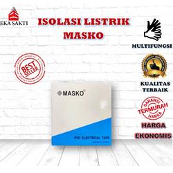 Jual MASKO ISOLASI LISTRIK 0.15 MM X 18 MM X 20 MTR VINYL ELECTRICAL ...