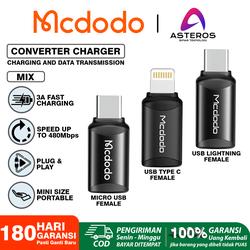 Promo MCDODO Adapter Converter Charger Micro USB, Type C, Lightning iPhone - iPhone To USB C ...
