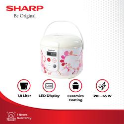 Promo Sharp Cookwear KS-TH18-RD Digital Rice Cooker Red 1.8 Liter 790 ...