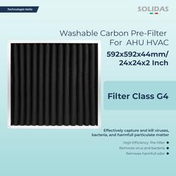 Promo Washable Pre-Filter AHU HVAC Class G4 - 592x592x44 mm / 24x24x2 ...