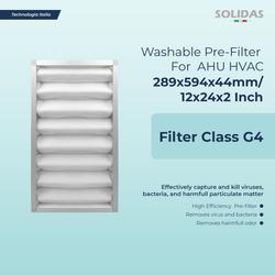 Promo Washable Pre-Filter AHU HVAC Class G4 - 592x592x44 mm / 24x24x2 ...