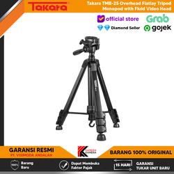 Promo Takara TMB-30 Overhead Flatlay Tripod Monopod with Fluid Video Head Cicil 0% 3x - Jakarta ...