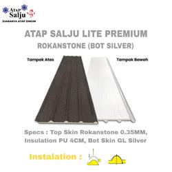 Jual Atap Salju Lite Premium Warna / Atap Peredam PU / Atap Dingin ...