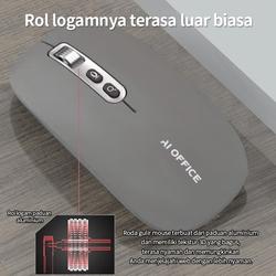 Promo Mouse AI Cerdas Pengenal Suara-M108 Rechargeable dengan Receiver ...