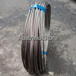 Promo Tali Seling Baja Kawat Sling Lapis Plastik PVC 2 3 4 5 6 8 10 12 ...