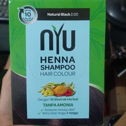 Promo NYU Henna Shampoo Hair Colour - Sampo Pewarna Rambut - Natural ...