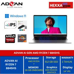 Jual Advan Laptop AI Gen Ryzen 7 8845HS AMD Ryzen AI IPS 100% sRGB 16GB ...