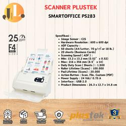Promo Scanner Plustek SmartOffice PS283 - 25 Lembar/menit (F4/Folio ...