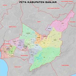 Jual Peta Kabupaten Tabanan Kecamatan Dan Kelurahan - 125x150cm - Kab ...