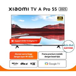 Promo Official Xiaomi Google TV A Pro 55 2025 | Layar QLED 4K | Dolby Audio Cicil 0% 3x - Kab ...