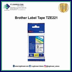 Jual Brother Label Tape TZE-221 9mm Black On White TZe221 - Jakarta ...