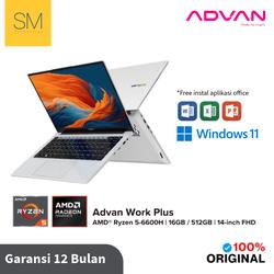 Jual Advan Pixelwar Laptop Gaming AMD Ryzen 5 6600H 16" 2K IPS 16GB ...