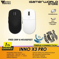 Promo VortexSeries INNO X3 Ultra LightWeight Wireless Tri Mode Gaming ...